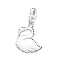 svane vedhæng i sølv