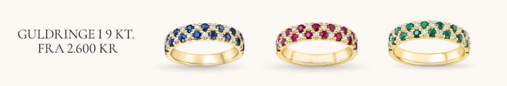 Guldringe | Stort udvalg af ringe i guld online
